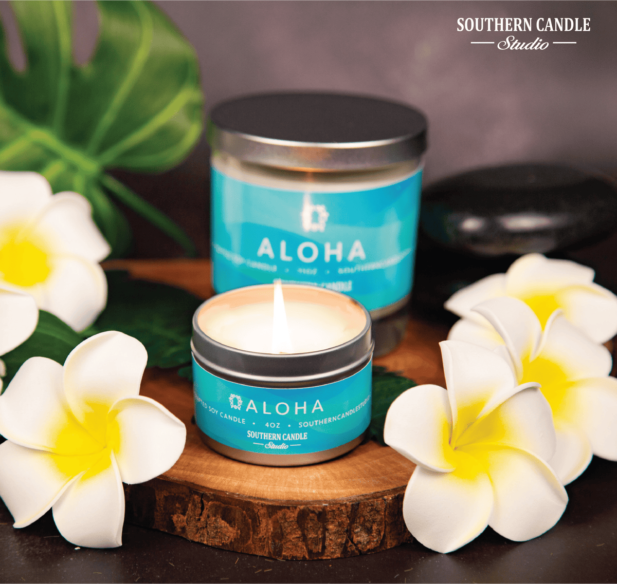 Aloha Soy Wax Candle 4 oz.– Southern Candle Studio